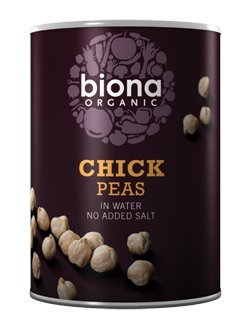 Amazon.com : Biona Organic Chick Peas 400g - Pack of 6 : Grocery ...