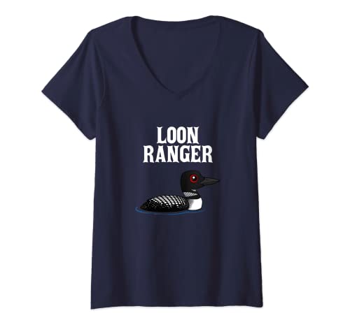 Funny Loon Ranger T-Shirts with Birdorable Common Loon