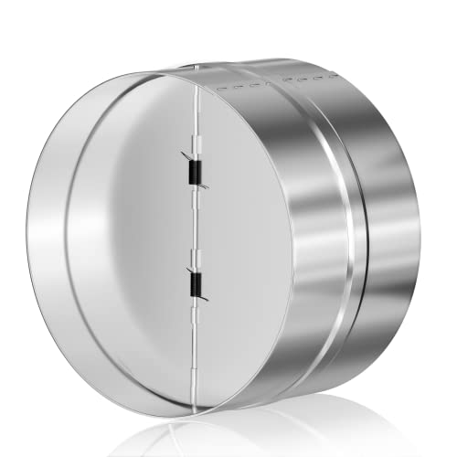 Snapklik.com : 8 Inch Backdraft Damper, Draft Blocker One-Way Airflow ...