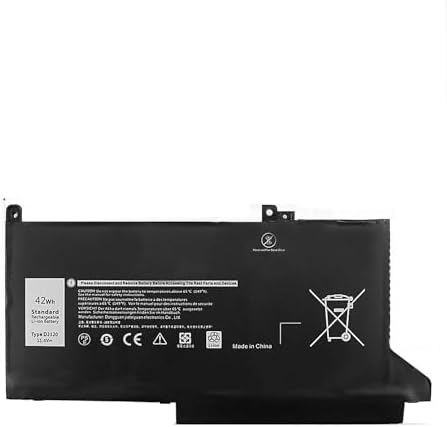 Wefly DJ1J0 Laptop Battery Compatible for Dell Latitude 7280 7290 7380 ...