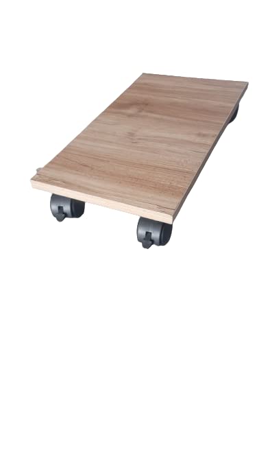 Amazon.in: Buy Heavy Duty Wooden CPU Trolley Computer Desktop Tower ...