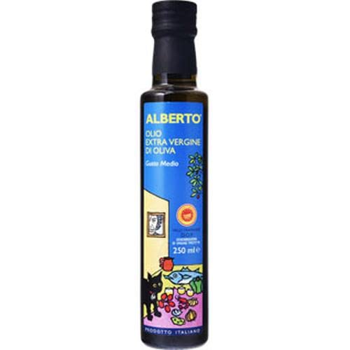 Amazon.com : Mr. Alberto olive oil D.O.P Blue label 250ml : Grocery ...