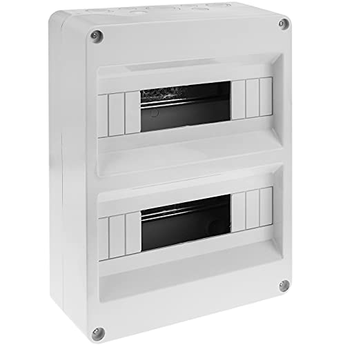 BeMatik – Electrical automation surface box for 24 modules of 18 mm ABS ...