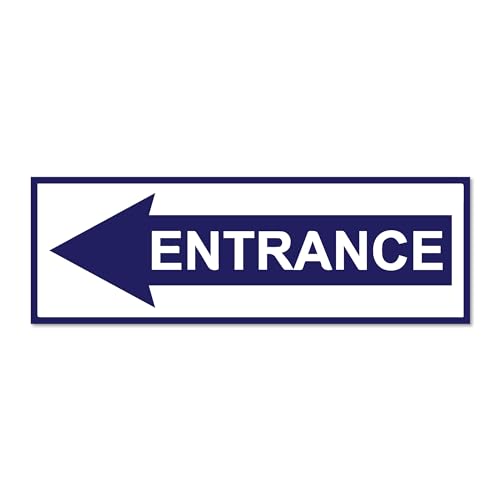 Buy SIGN EVER Entrance Left Side Sign Board Bank Office Hospital School ...