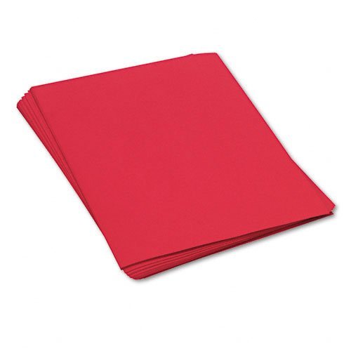 SunWorks : SunWorks Construction Paper, Heavy, 18 x 24, Holiday Red, 50 ...