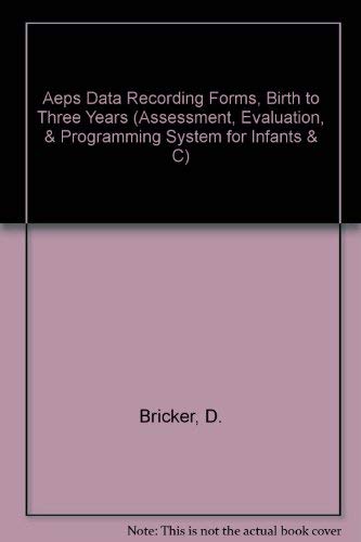 Data Recording Forms, 10pk: Assessmemt, Evaluation, and Programming ...