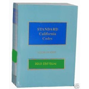 Matthew Bender Standard California Codes: 4-in-1, 2011 Edition ...