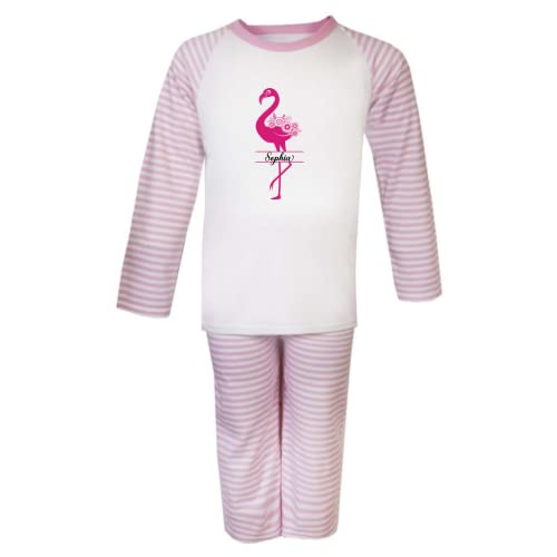 Personalised Birthday Pyjamas For Girls, Pink Flamingo Birthday Pjs ...
