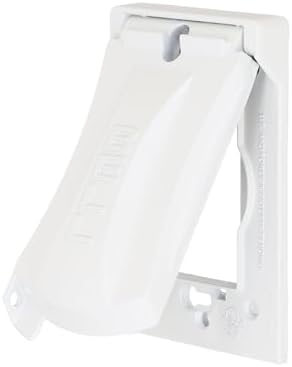 Hubbell-Bell 5129-1 3-Gang Weatherproof Cover, Vertical Decorator Style ...