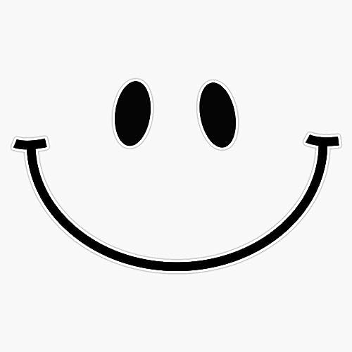 Amazon.com - Smiley Face Sticker Vinyl Waterproof Sticker Decal Car ...