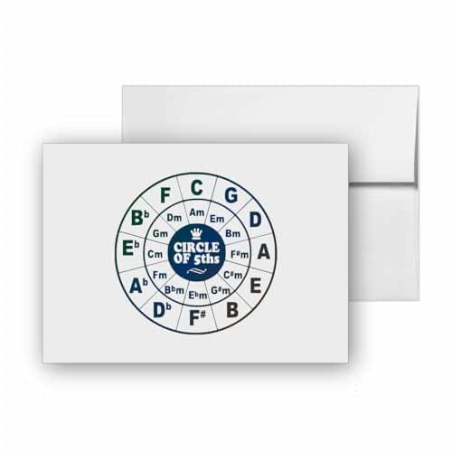 Amazon.com: Circle of Fifths Music, quality blank cards CC-22478 ...