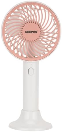 Geepas 4" Handy Fan- GF21206/ 3 Speed Control,6 Hours Long Working Time ...
