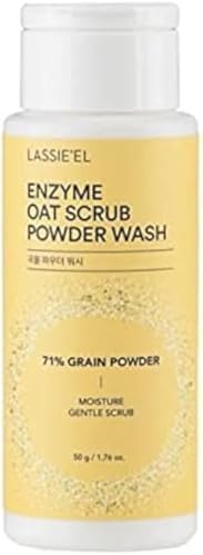 Lassie'el Enzyme Oat Scrub Powder Wash 50g / deep-cleansing Enzyme Wash ...