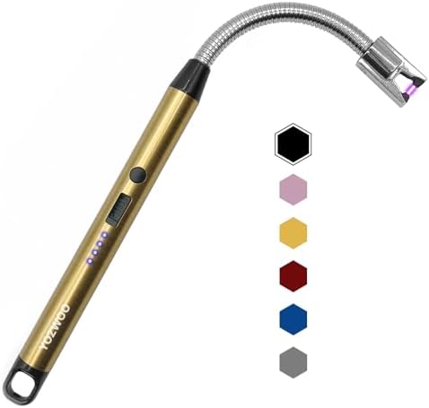 Amazon.com: YOZWOO Rechargeable USB C Lighter - Windproof Flameless ...