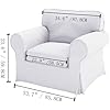 Amazon.com: The Heavy Cotton Ektorp Sofa Cover Replacement is Made ...