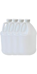 Amazon.com: Quality Chemical Reusable 1-Gallon Plastic Jug – BPA-Free ...