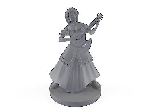 Amazon.com: Elven Female Bard 2 Tabletop DND Gaming Miniature : Toys ...