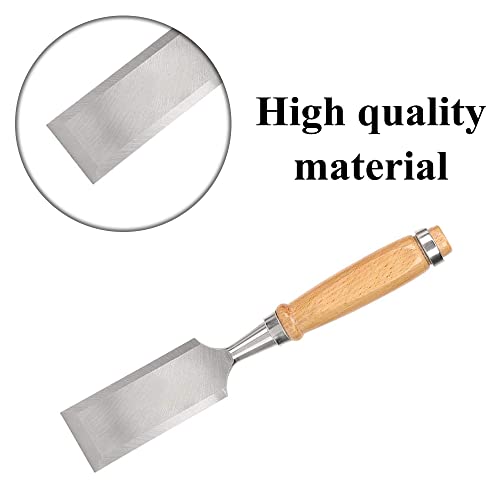 38mm Construction Wooden Handle Flat Chisel Wood Carving Tools Wood Chisel for Carpenter ...