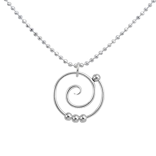 Amazon.com: Tendril Dew Drop Spiral Necklace : Handmade Products