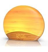 Amazon.com: REACHER Sunrise Alarm Clock with Bluetooth Speaker, Gradual ...