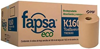 TOALLA ROLLO HS FAPSA ECO K160 6/160 : Amazon.com.mx: Salud y Cuidado ...