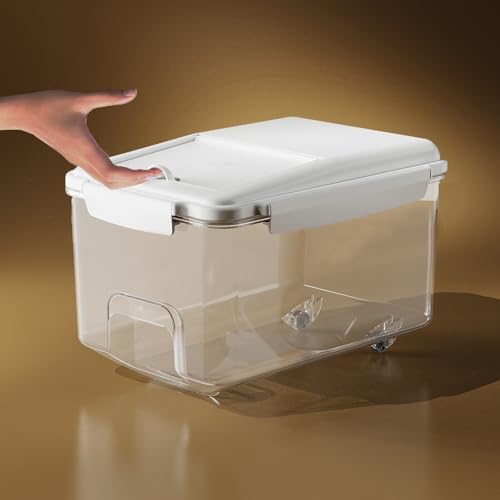 Amazon.com: LivLab 20-25 lbs Rice Dispenser,10.5 Qt/10 L/22-25 lbs Rice ...