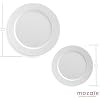 Amazon.com: Mozaik Premium Plastic Pearl Plate Set, 40 pieces
