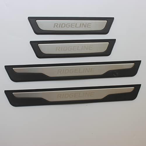 Amazon.com: OLIKE for Honda Ridgeline 2017-2022 Fashion Style Stainless Steel Door Sill Scuff ...