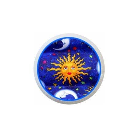 Amazon.com: Sun Moon Clouds Stars Galaxy Celestial DECORATIVE Ceramic ...
