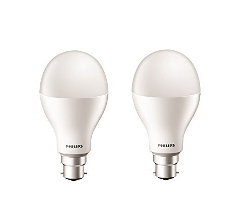 Buy PHILIPS 23W B22 LED Cool Day Light Bulb, Pack of 2 Online at Low ...
