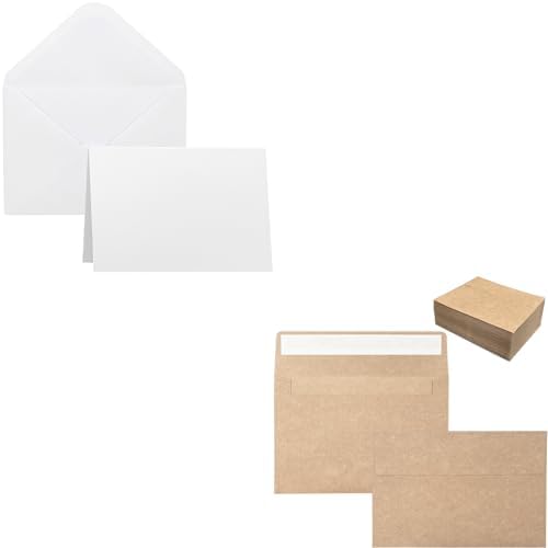 Amazon.com : 56 Pack Blank Cards and Envelopes 4x6 Inches+100 Pack 4x6 ...