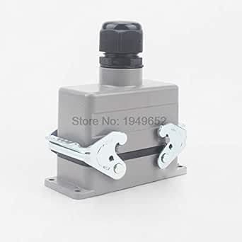 Amazon.com: Heavy Duty Connectors HDC-HE-016-2 F/M 16pin 16A 500V Industrial Rectangular ...