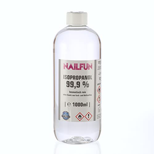 NAILFUN Isopropanol Isopropylalkohol IPA 1 Liter 99,9%, 1x 1000ml ...