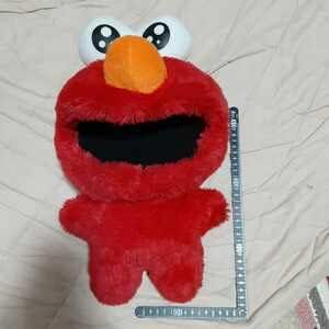 Amazon.co.jp: Sesame Street Elmo Puppet Muppet Big Stuffed Toy ...