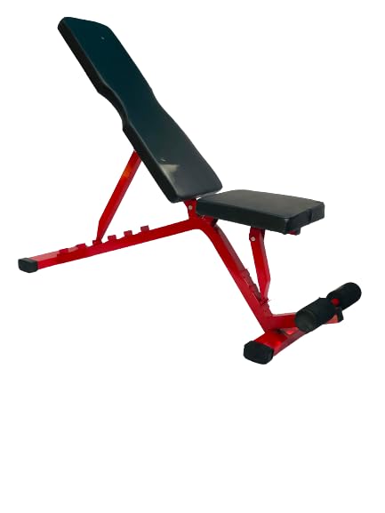 Body Maxx Heavy Duty Adjustable Multipurpose Bench Press, Weight ...