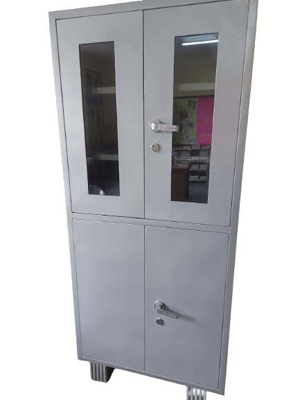 S.D.Steel Furniture Classic Metal Steel Wardrobe | 4 Door Almirah ...