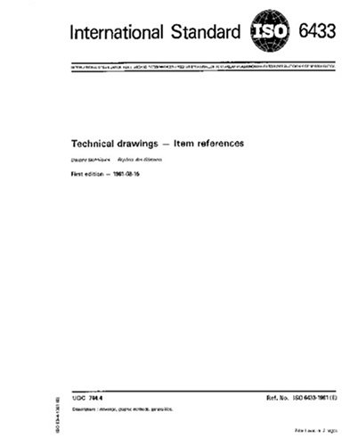 ISO 6433:1981, Technical drawings - Item references : ISO TC 10: Amazon ...