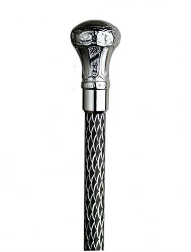 Amazon.com : Bulb Cane Black With Glitter Etching Aluminum Shaft ...