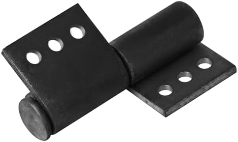 Amazon.com: 4 Pcs Weld-On Lift-Off Hinges, 5" X 2-3/8" Flag Gate Hinges ...