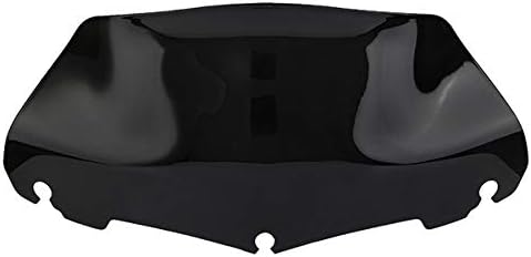 ONETK 9 inch Black Wave Windshield Windscreen Wind Splitter Compatible ...