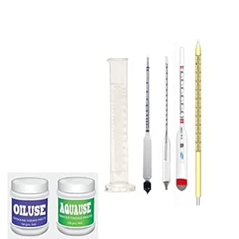 Bombey Scientific Fuel Testing Kit (Hydrometer-700-750, 750-800, 800 ...