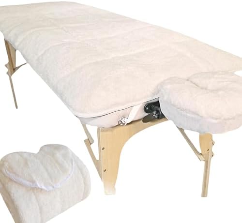 Amazon.com : Fleece Massage Tables Cover Set 31"x72", Cozy Quilted ...