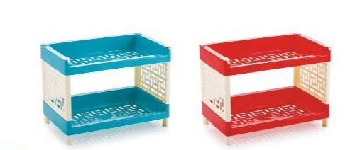 VEER Studio 2 Layer Plastic Multi Purpose Kitchen Household Office ...