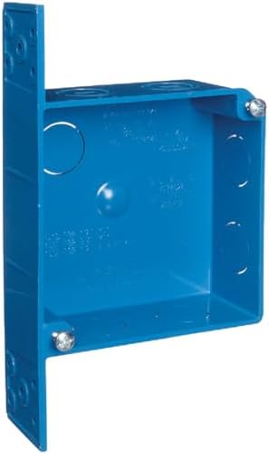 Carlon 4 in. Square PVC Outlet Box Blue - Amazon.com