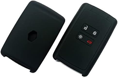 KEYKART ® silicone key cover for Renault Kiger Triber smart card (BLACK ...