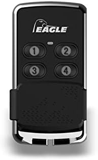 Eagle Chrome Series 4 Button Visor Remote/Transmitter EG646 Compatible ...