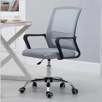 Naksh Seating Collection Medium Back Basic Office or Work from Home Chair with Hydraulic Height ...