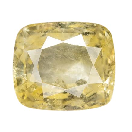 BluDiamond 8 Ratti Pukhraj Stone Original Certified Srilankan Yellow ...