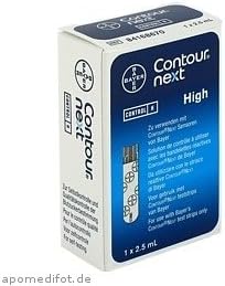 Bayer Vital GmbH Contour Next Control Solution 1 Piece : Amazon.co.uk ...