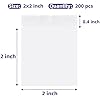 Amazon.com: 2x2 Mini Plastic Zip Bags,200Pieces Jewelry Bags, Clear ...